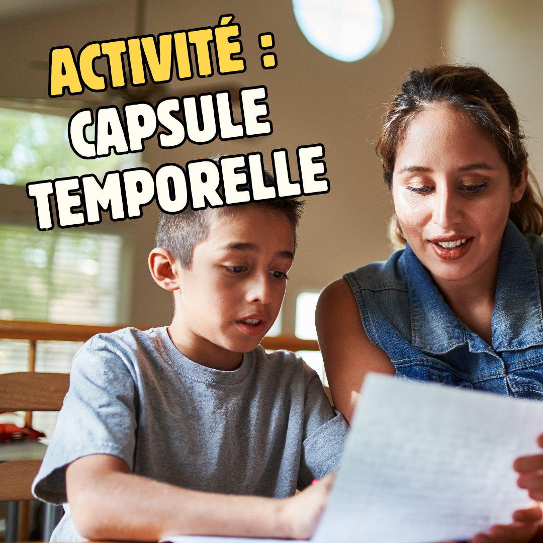 Activité gratuite : une capsule temporelle – Charlojeu
