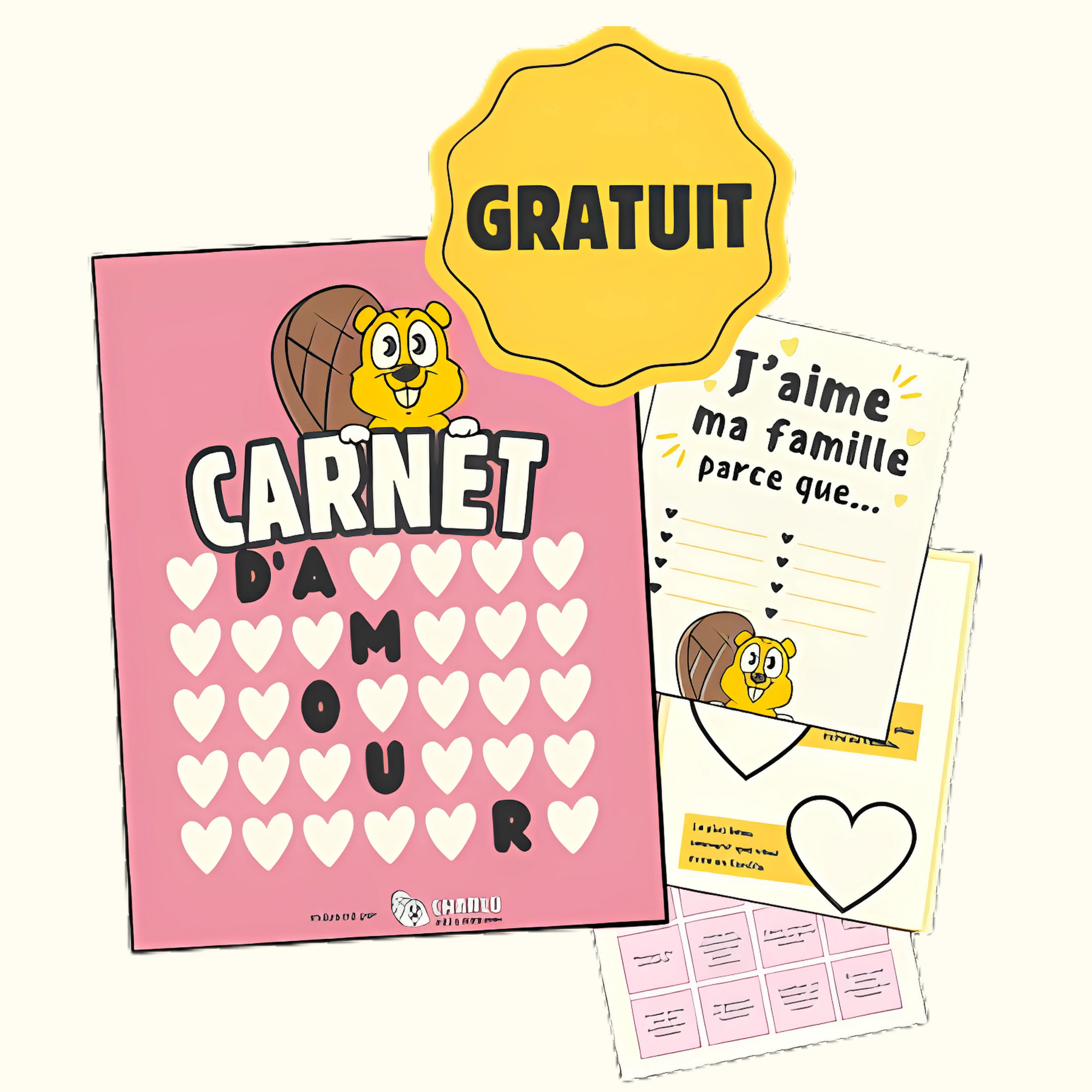 Un carnet d'amour gratuit pour la Saint-Valentin – Charlojeu